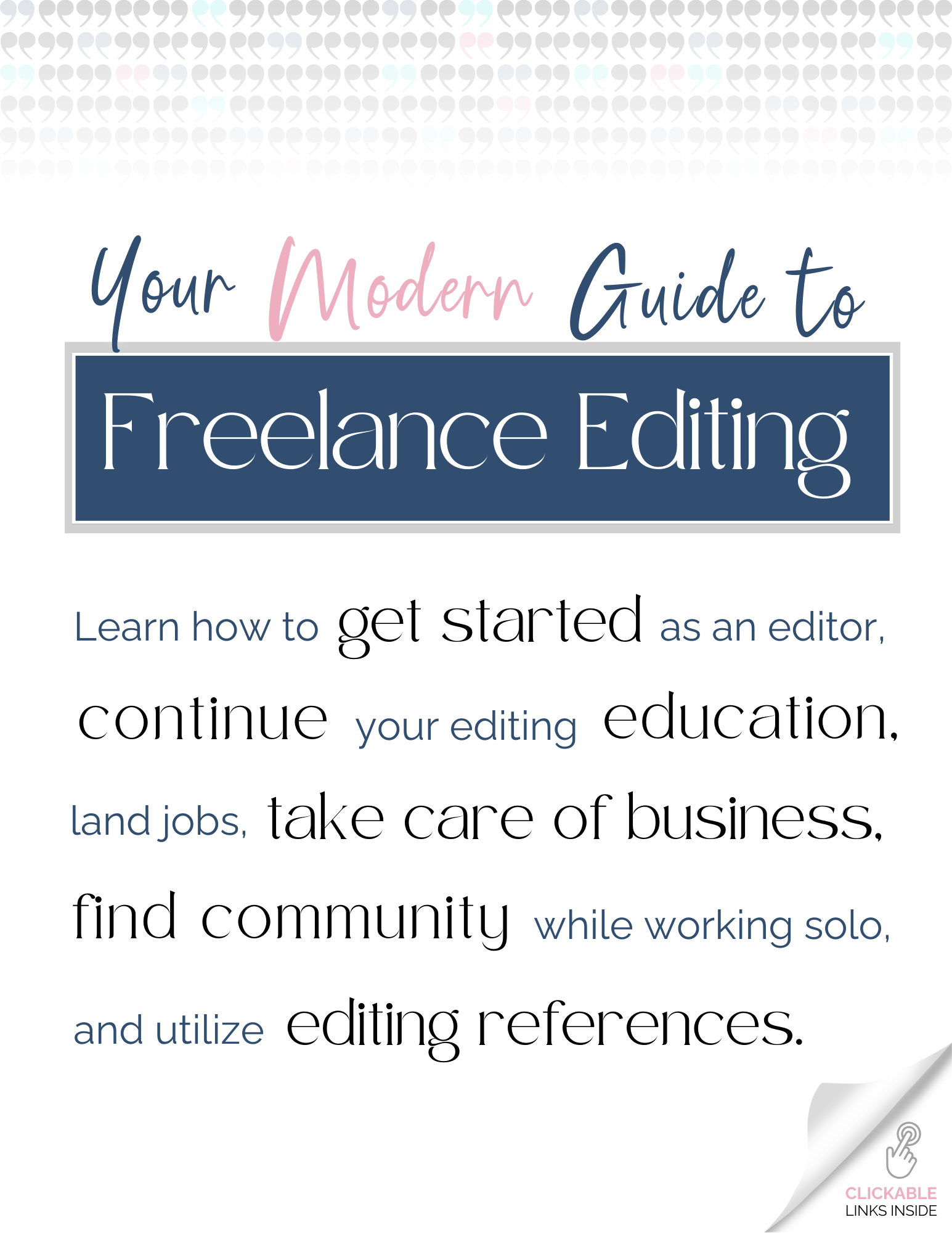 Your Modern Guide to Freelance Editing